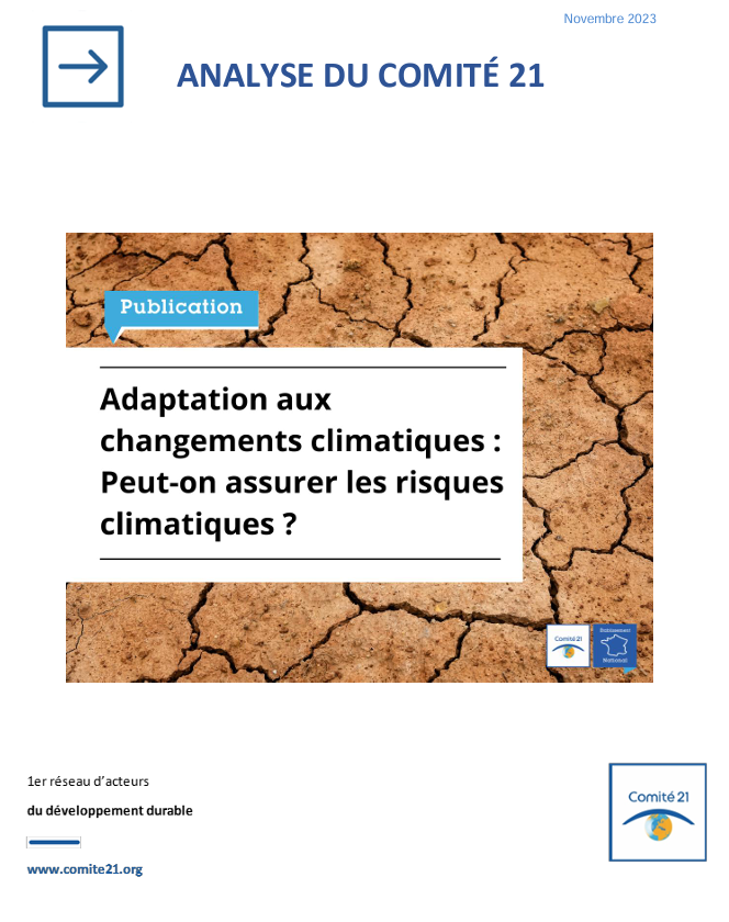 « Adaptation aux changements climatiques: peut-on assurer les risques climatiques